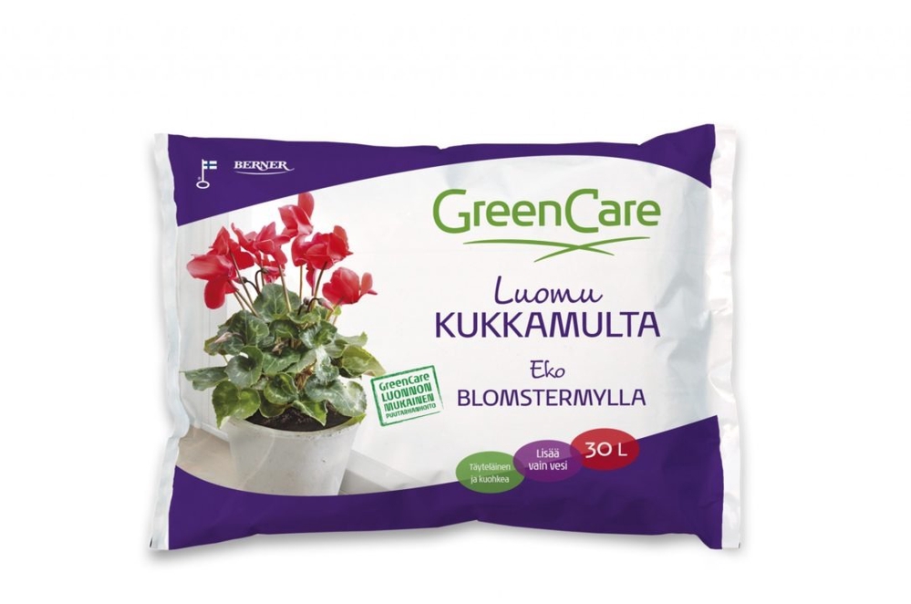 Kukkamulta Luomu 10L - Heikkisen Kukkatarha